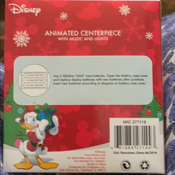 Disney | Holiday | Disney Animated Centerpiece With Music And Lights ...